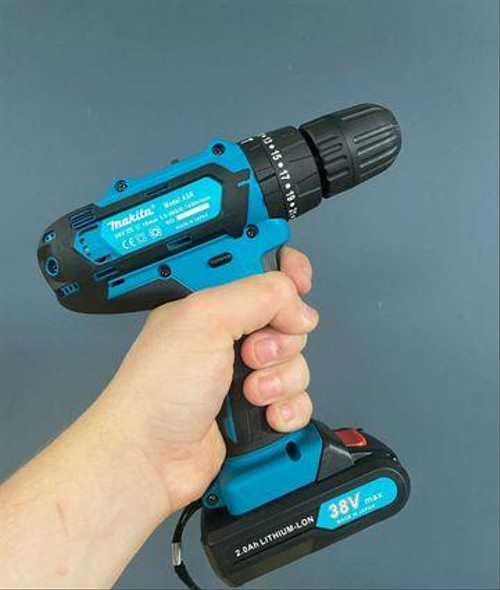 Шуруповерт makita 38v с набором