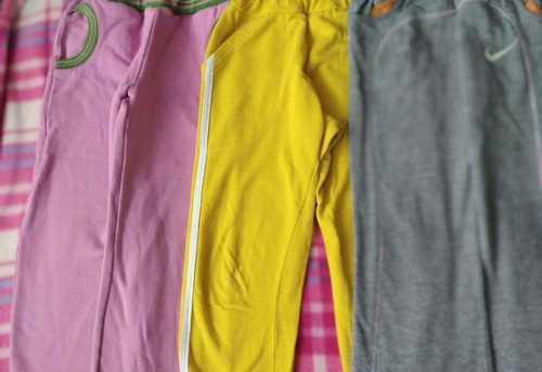 Теплые штаны и джинсы для девочки 4-6 лет