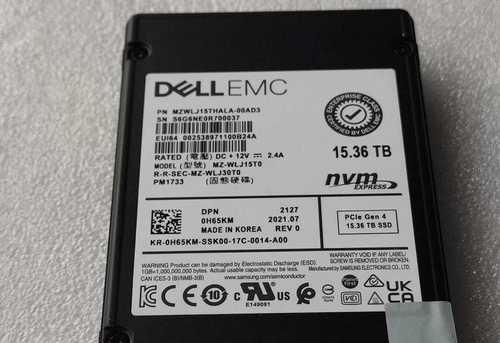 SSD Samsung PM1733 15.36Тб U.2 2.5 dell