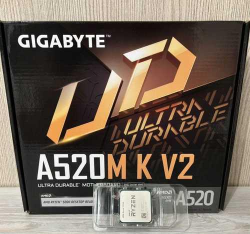 Игровой комплект am4 A520M K V2   ryzen 5 5500