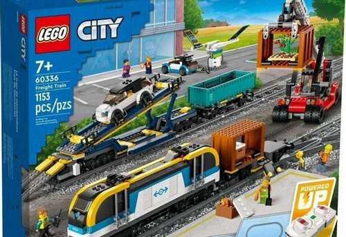 Lego 60336 City Trains Товарный поезд