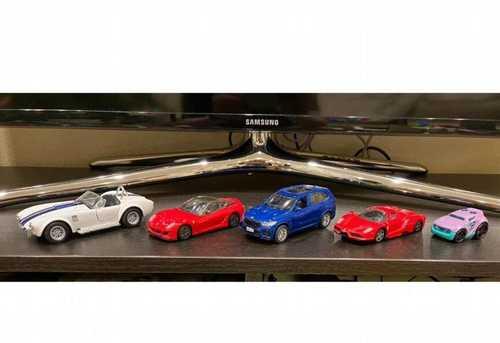 Детские машинки игрушки металлические Ferrari, BMW