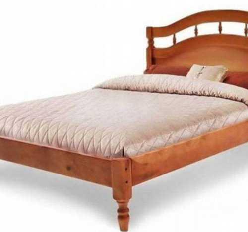Кровать деревянная из сосны 160х217