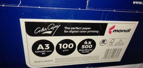 Бумага А3 Color Copy 100 г/м2, 500 листов