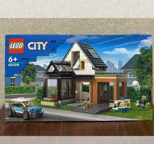 Lego City 60398 Семейный дом и электромобиль