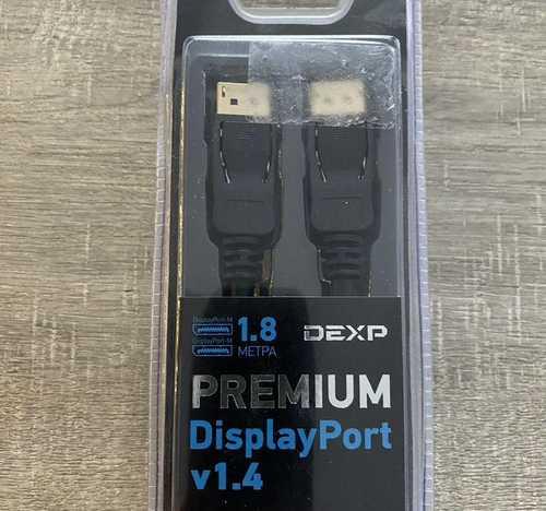 Дисплей порт «premium v1.4» от dexp 1.8м