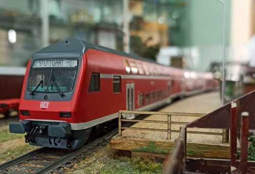 Модель железной дороги DB AG 1 87 двухэтажный