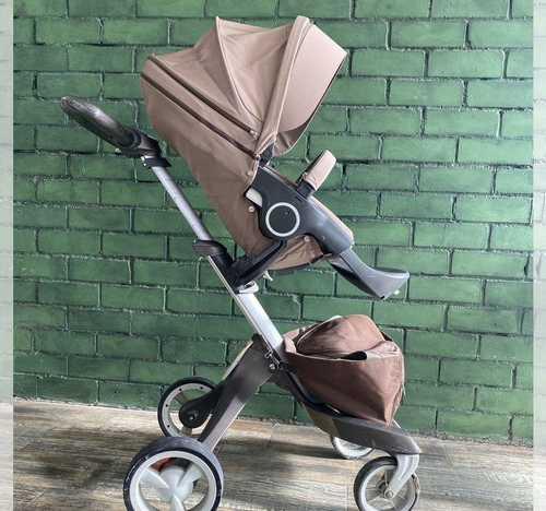 Коляска Stokke Xplory 2 в 1 коричневая