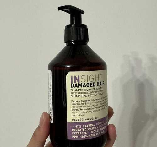 Insight шампунь damaged hair новый 400 мл