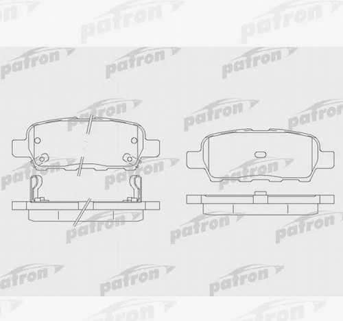 Patron PBP1693 Колодки тормозные дисковые