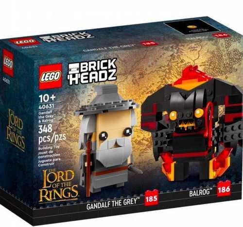 Конструктор lego BrickHeadz 40631 Гэндальф Серый