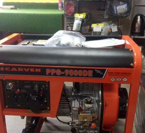 Дизельный генератор carver PPG-9000DE эл/ст с акб