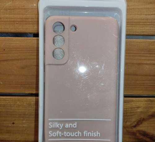 Чехол Samsung S21 FE Розовый Silicone Case
