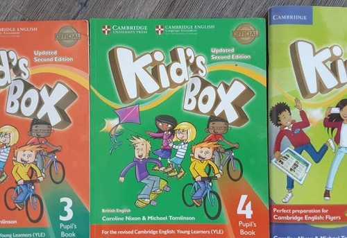 Учебник kids box 3, kids box 4, kids box 5