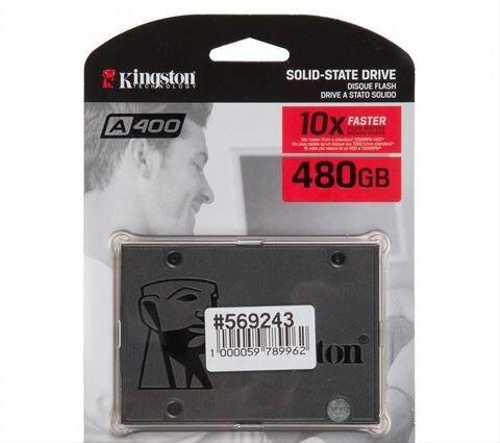 Накопитель SSD Kingston SATA III 480Gb SA400S37/48