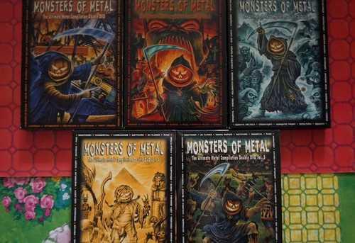 Monsters Of Metal Vol 1 2 3 4 5 DVD Digibook