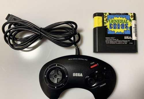 Sega картридж и джойстик
