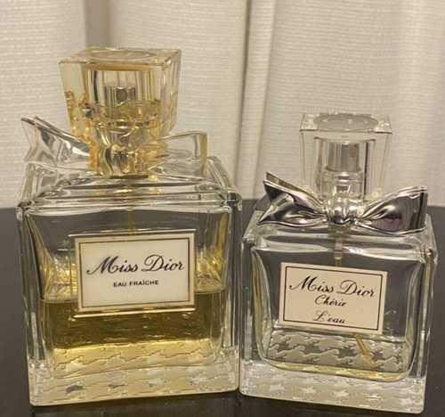 Туалетная вода Miss Dior два флакона одним лотом