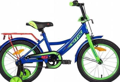 Велосипед sitis pams 16" (2023) Blue-Green Vol1193