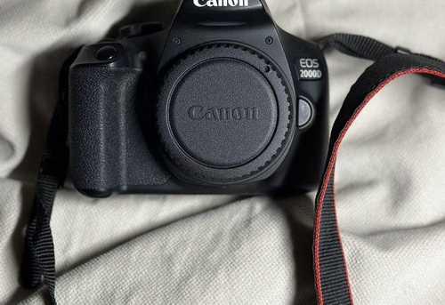 Зеркальный фотоаппарат canon eos 2000d body