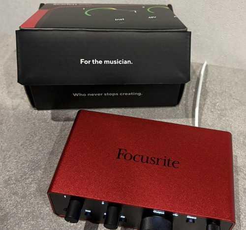 Focusrite scarlett solo 4rd gen