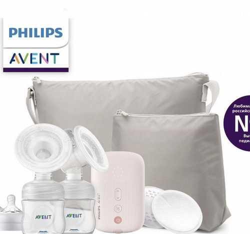 Двойной молокоотсос Philips Avent SCF393/11