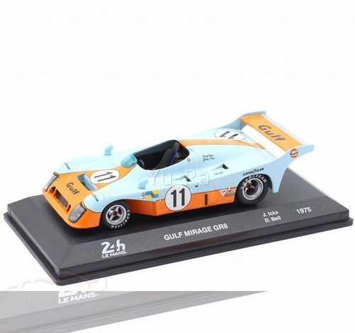 Gulf Mirage GR8 Winner 24h LeMans 1975 1:43 Yu-Ra