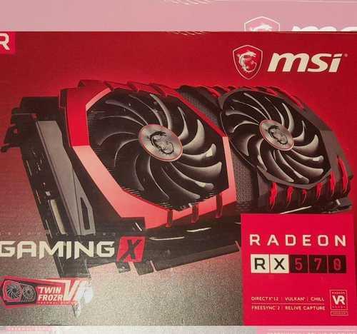 Видеокарта MSI radeon rx 570 4 gb