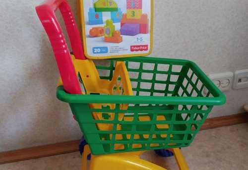 Тележка полесье детская конструктор fisher price