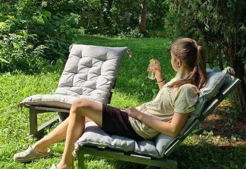 Садовая мебель два кресла с подушками