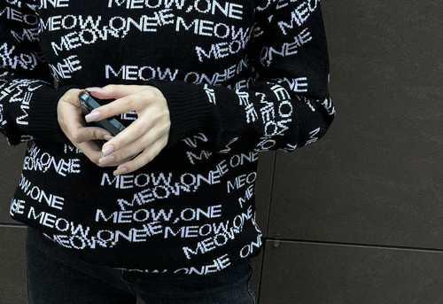 Свитер женский черный oversize