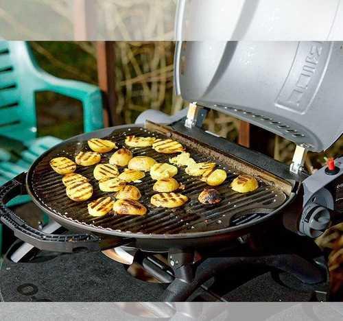 Газовый гриль O-grill 700T bicolor black-silver  