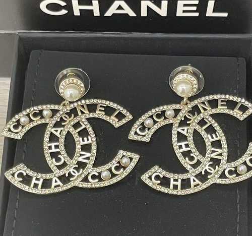 Серьги chanel