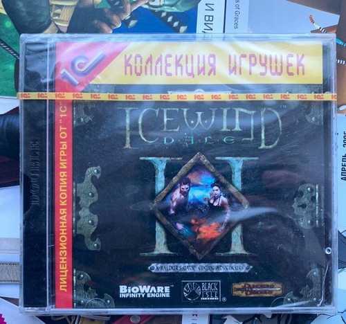 Icewind Dale 2 PC sealed, новый диск