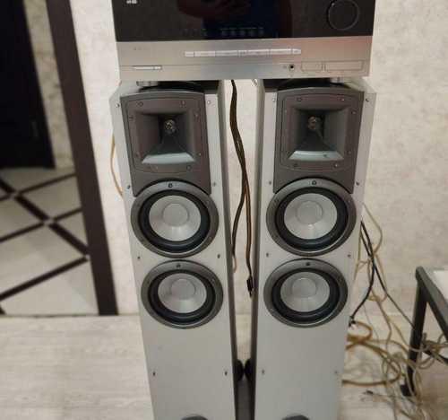 Колонки Klipsch, усилитель Harman kardon 245, DVD