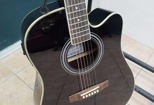 Электроакустическая гитара Fabio черная
