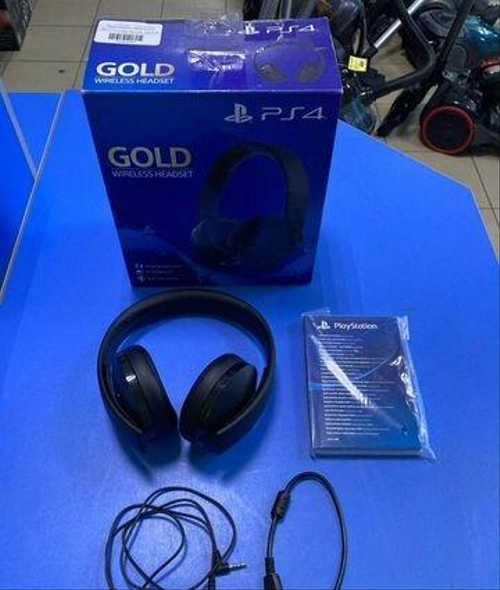 Наушники для PS4 PlayStation 4 Gold (cuhya-0080)