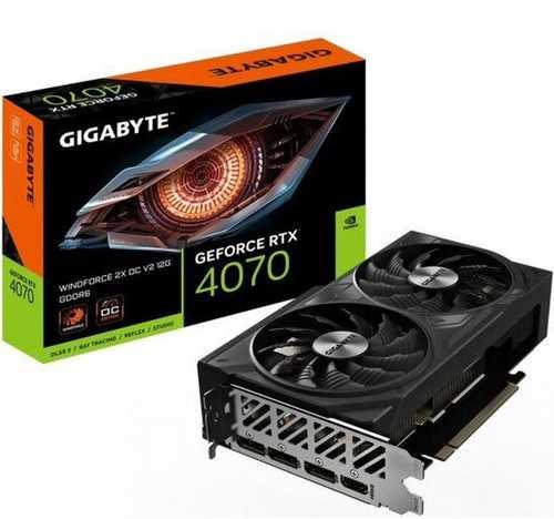 Видеокарта Gigabyte GeForce RTX 4070 WindForce 2X