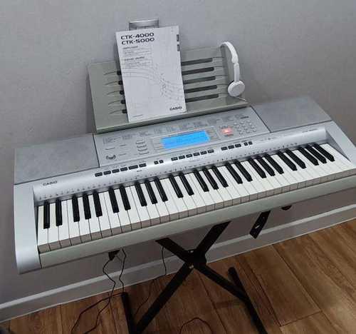 Синтезатор casio ctk 4000 (полный комплект)