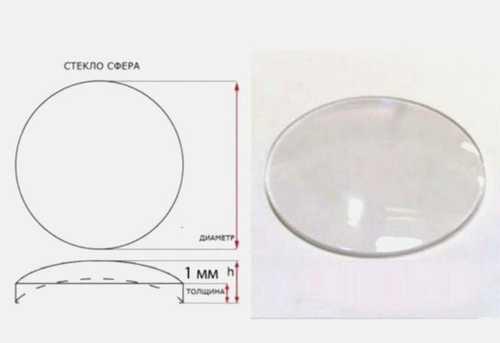 Часовое стекло, сфера, 40,5