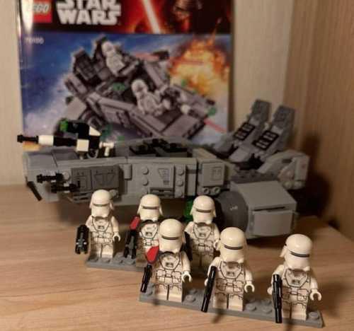 Lego star wars 75100 6 минифигурок и спидер