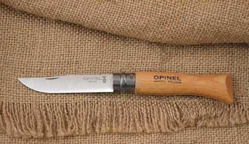 Складной нож Opinel №6, нержавеющая сталь (блистер