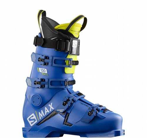 Горнолыжные ботинки Salomon S/Max 130 Race Raceblue/Acid Green 19/20