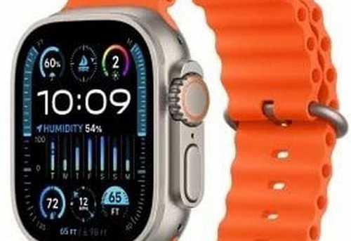 Новые Apple Watch Ultra 2 49mm, Orange Ocean Band
