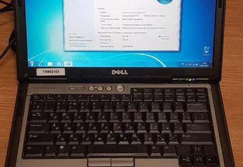 Ноутбук dell D620 с соm port