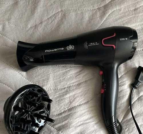 Фен Rowenta power PRO ionic, 2200w, черный