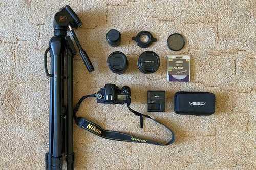 Nikon D7000 тушка + 3 объектива. Большой набор