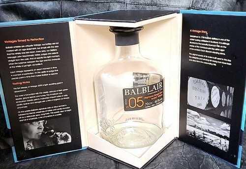 Balblair Vintage Виски Пустая бутылка в коробке
