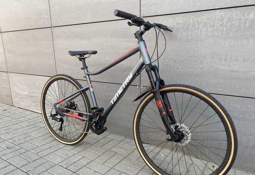 Велосипед тт123 9s 700C Серый