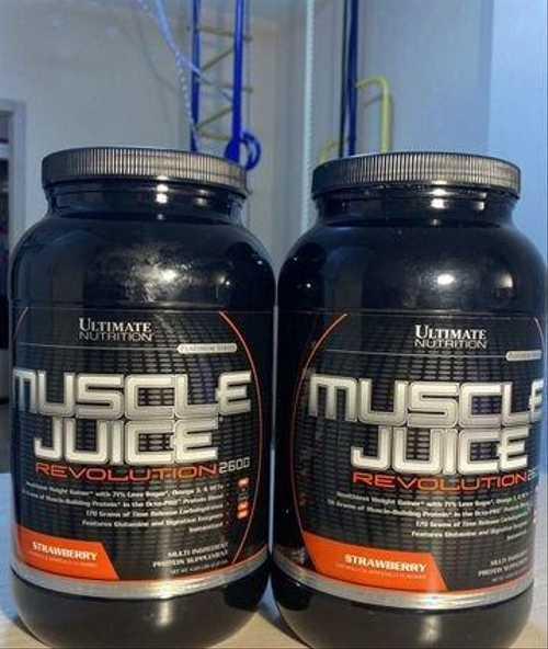 Гейнер Muscle juice ultimate nutrition 2 банки